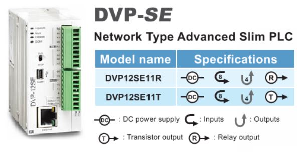 PLC Delta DVP12SE11T